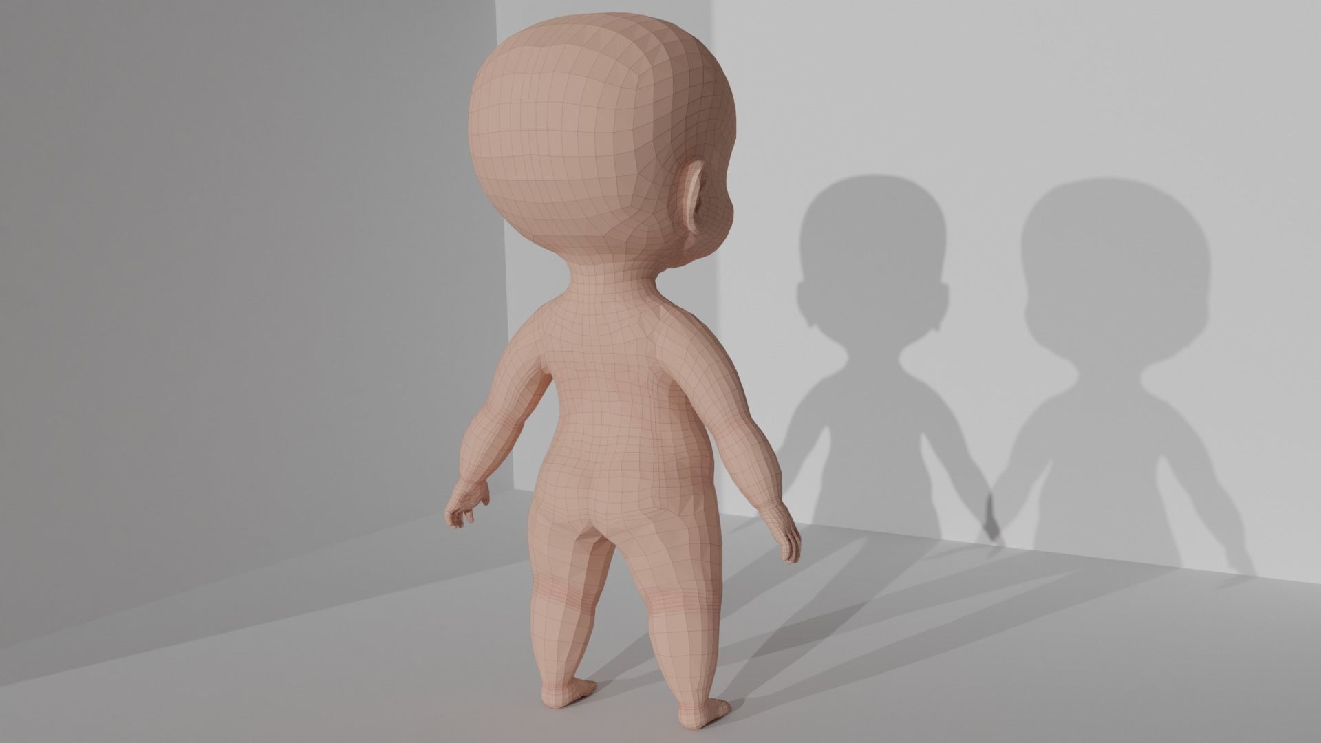 baby character 3D model | CGTrader