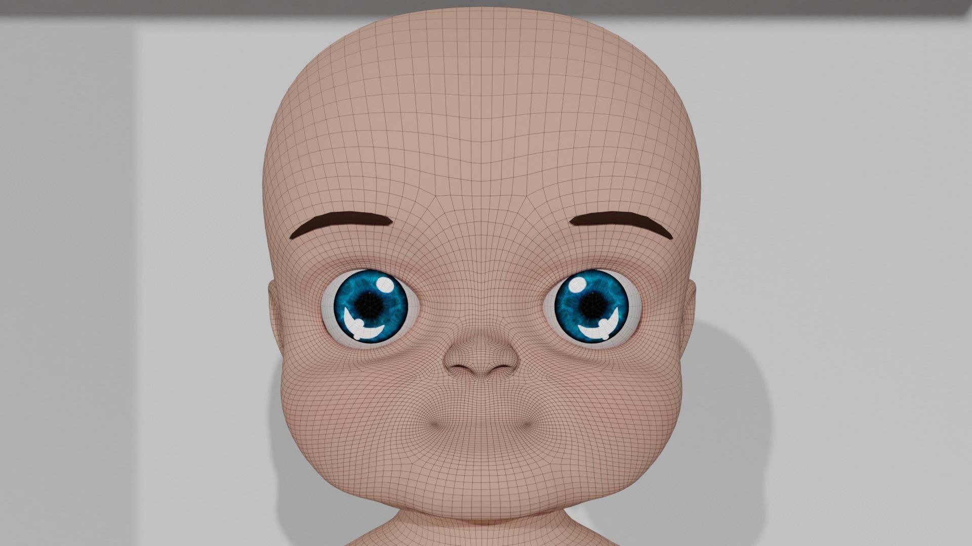 baby character 3D model | CGTrader
