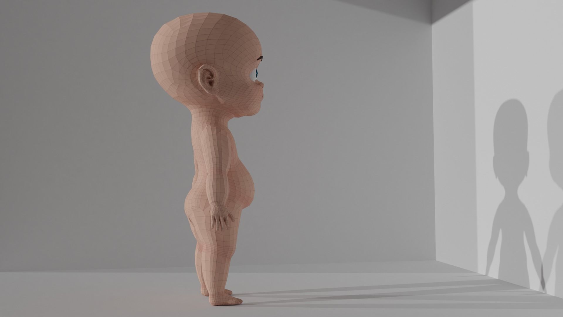 baby character 3D model | CGTrader