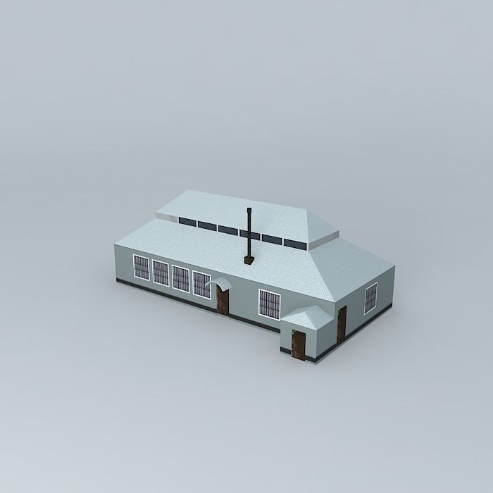 Retro Cafe free 3D model | CGTrader