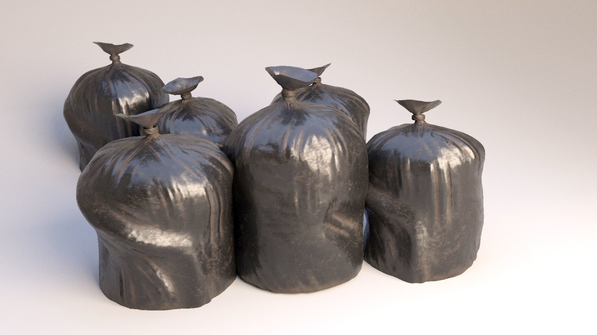 Garbage Bags free VR / AR / low-poly 3D model | CGTrader