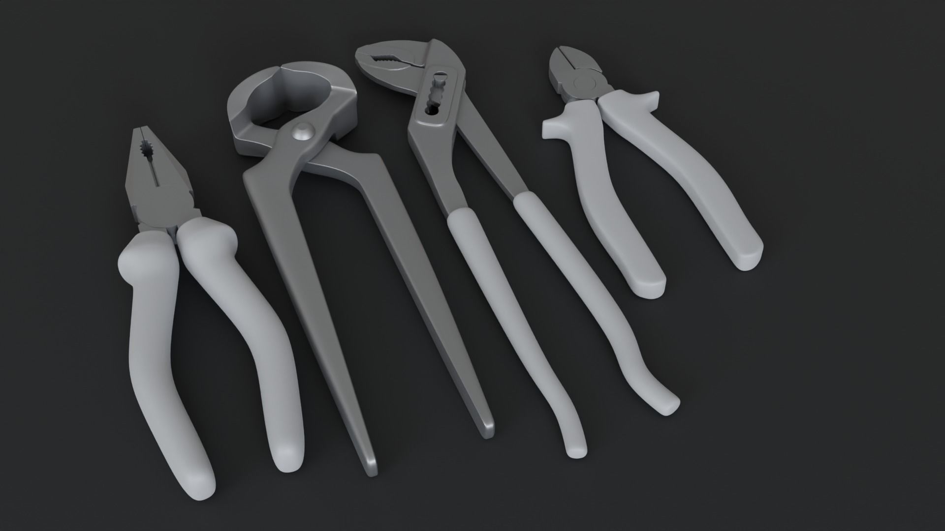 3D model Pliers Models VR / AR / low-poly | CGTrader