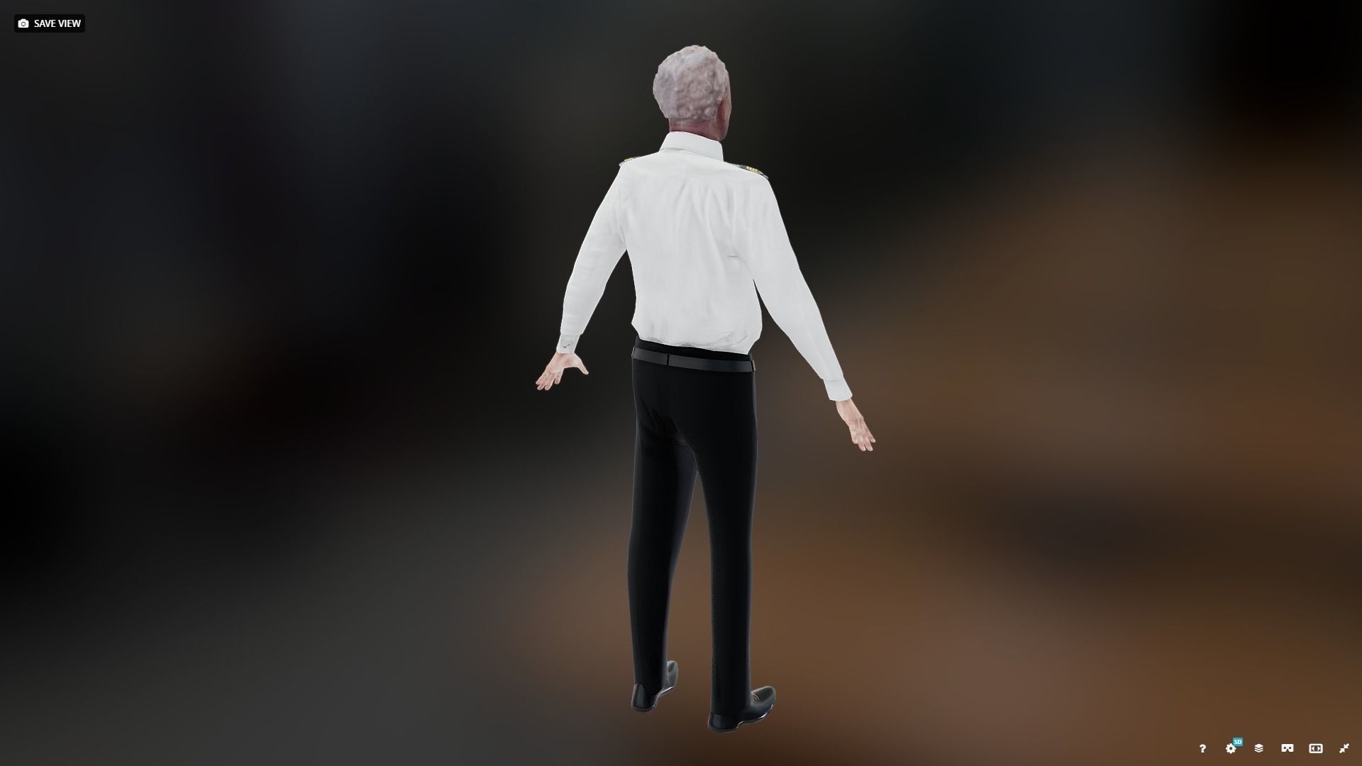 Pilot Commercial Airplane Pilot 3D model | CGTrader