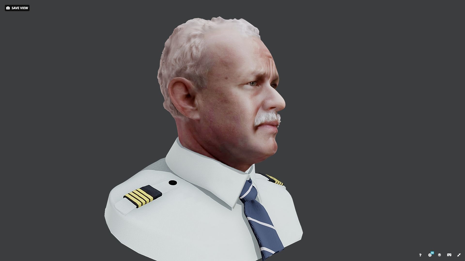 Tom Hanks Head 3D model | CGTrader