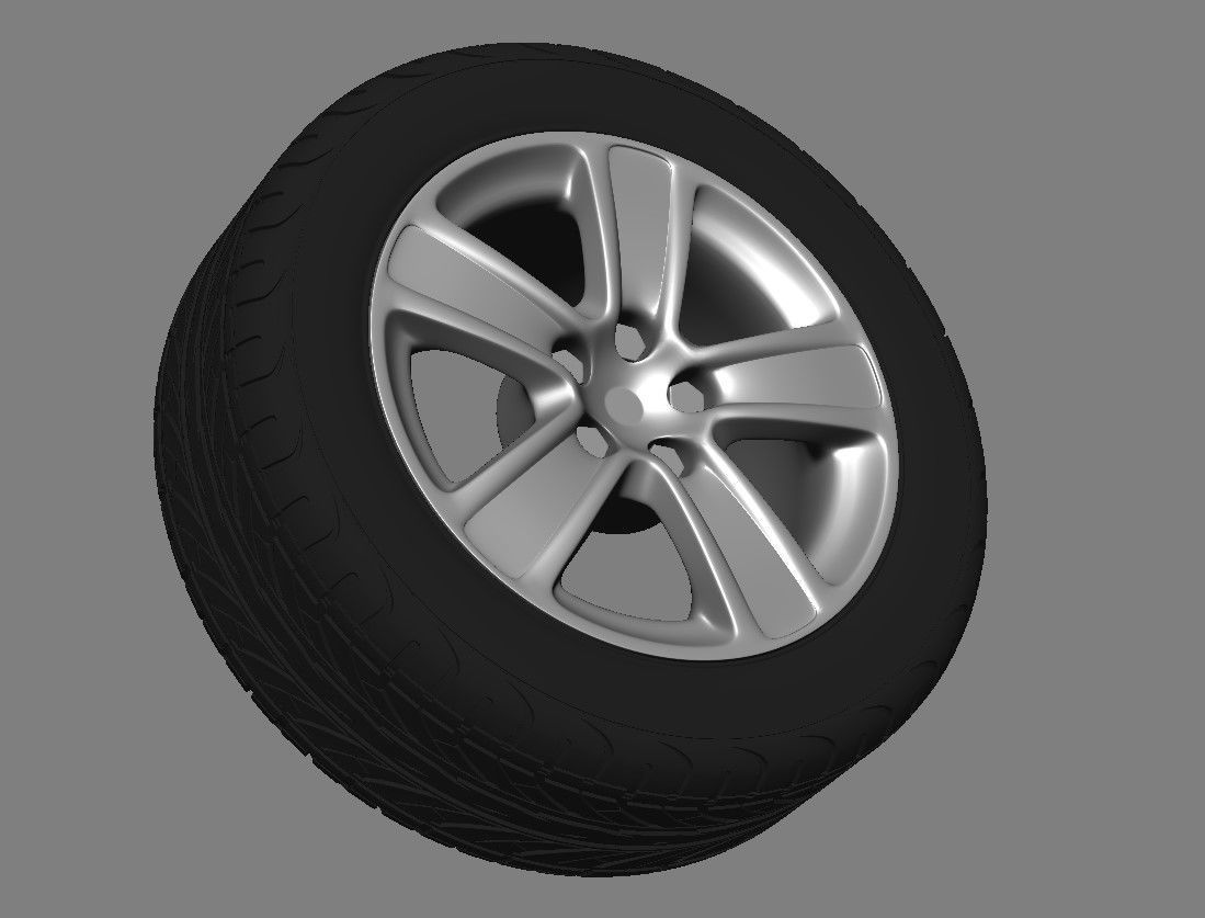 Car rim 3d model tire and disk 3D model | CGTrader
