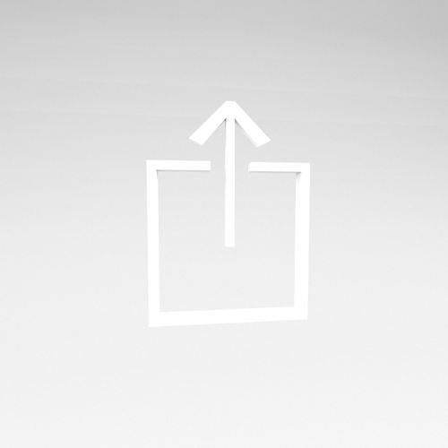 3D model IOS Upload Symbol v1 002 VR / AR / low-poly | CGTrader