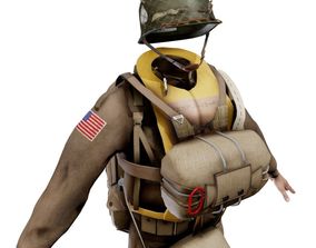 Paratrooper 3D Models | CGTrader