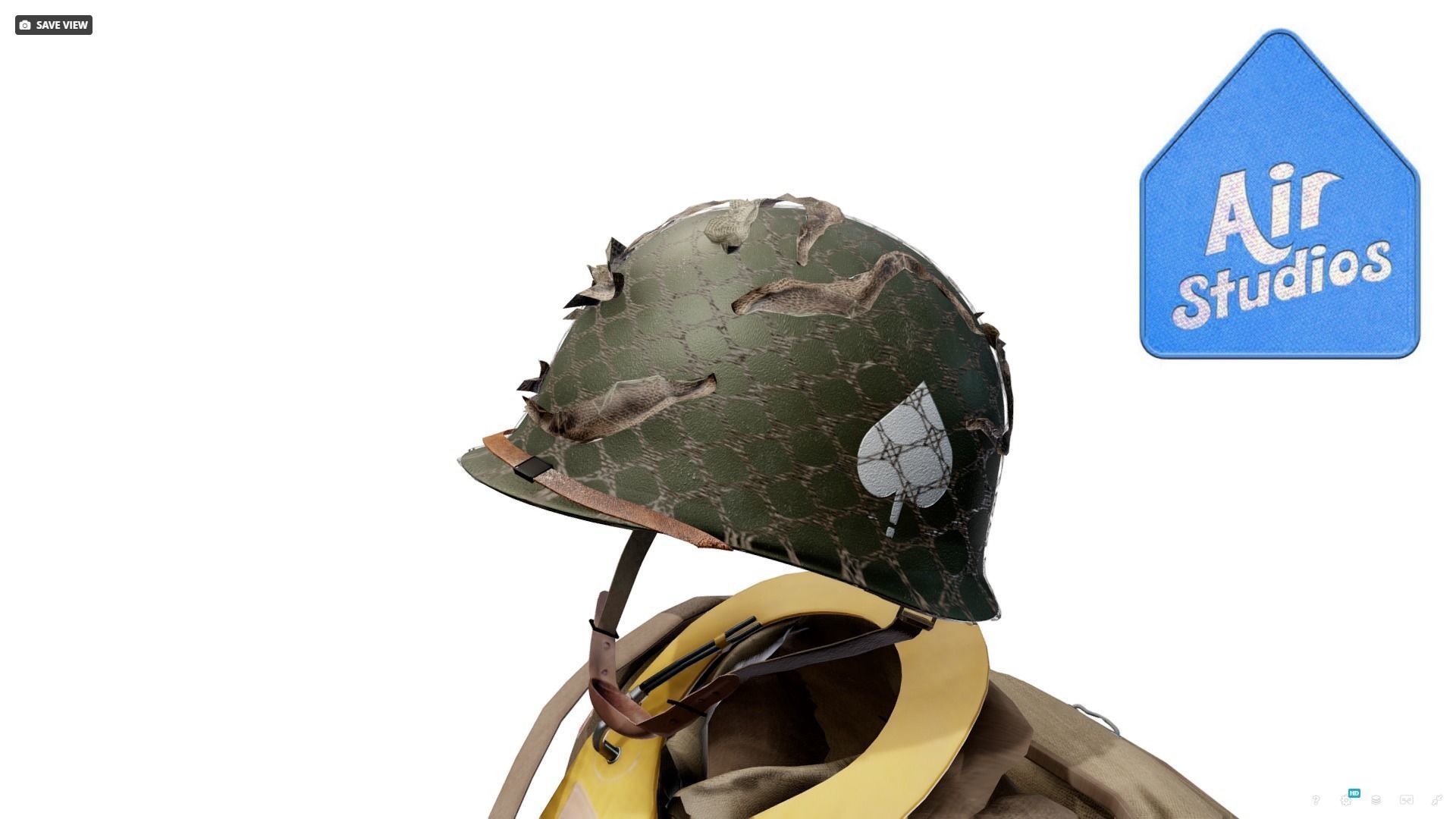 3D model World War 2 US Paratrooper Uniform VR / AR / low-poly | CGTrader