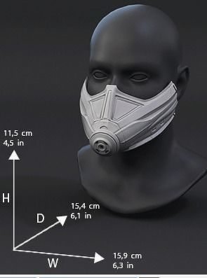 Wasp mask 3D model 3D printable | CGTrader