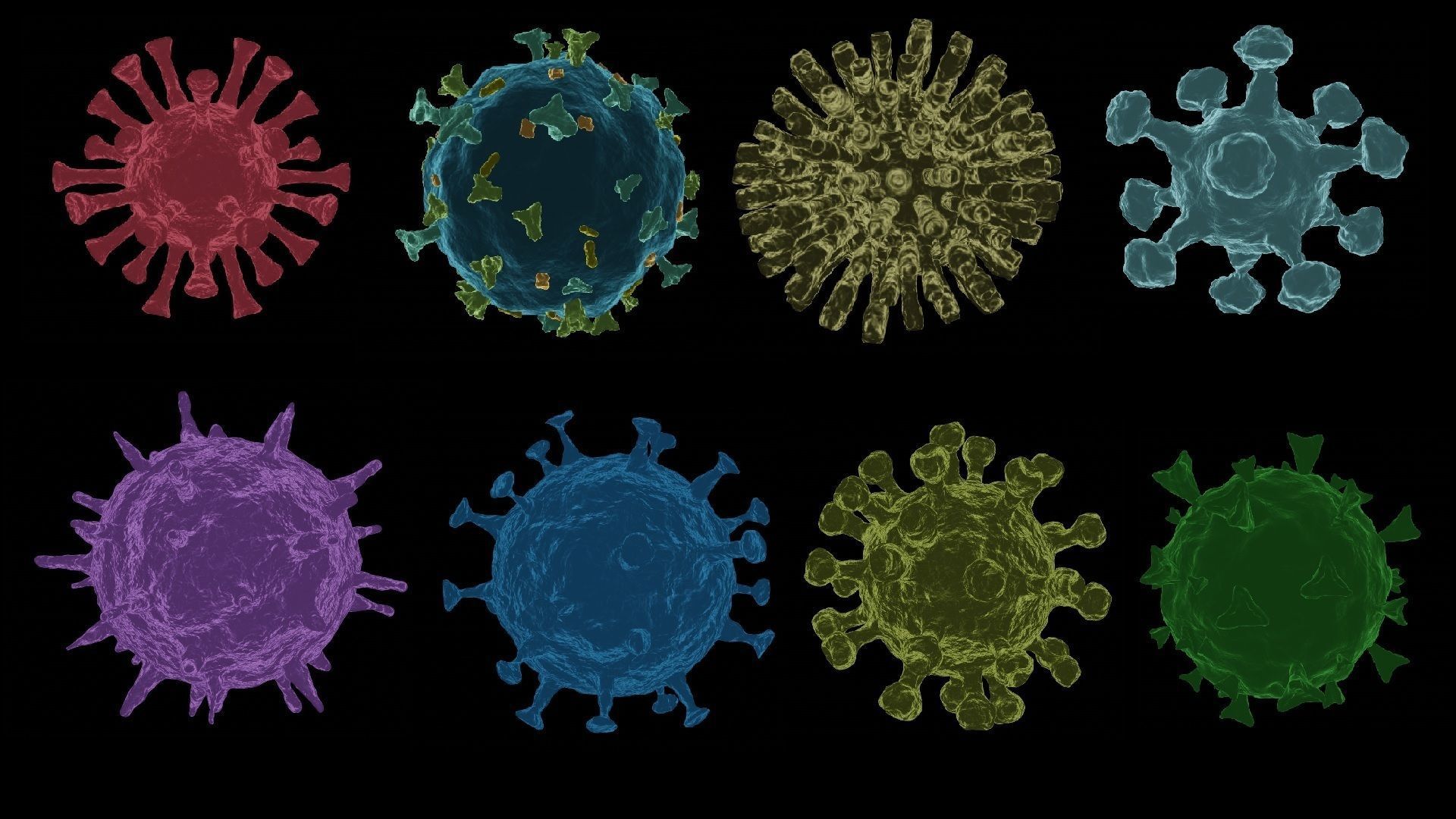 COVID - 19 Corona Virus Other virus disease 3D model | CGTrader