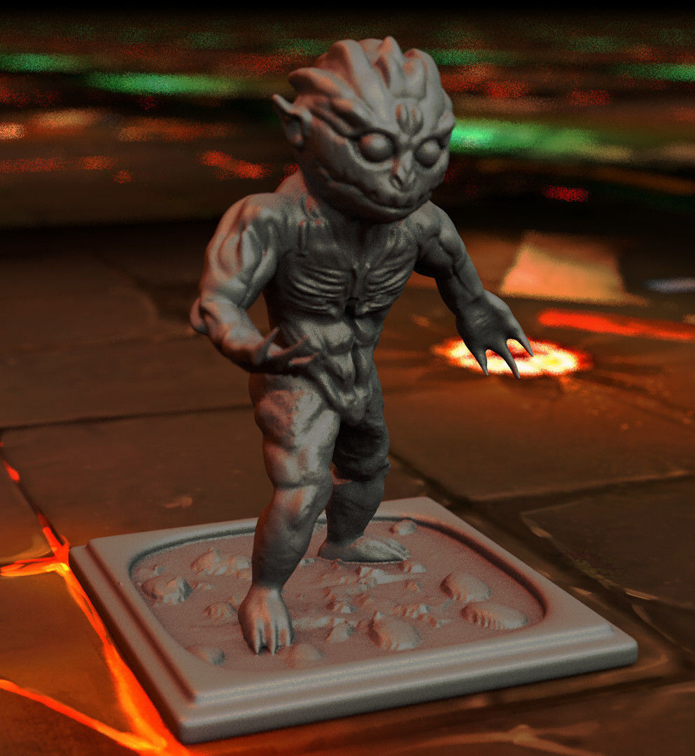 Dungeons and Dragons Magmin 3D model 3D printable | CGTrader