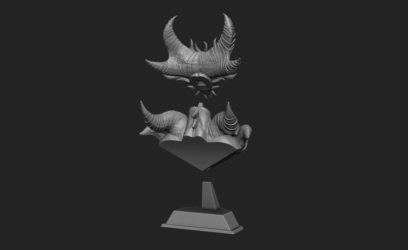 Demon Lord bust 3D Print 3D model 3D printable | CGTrader