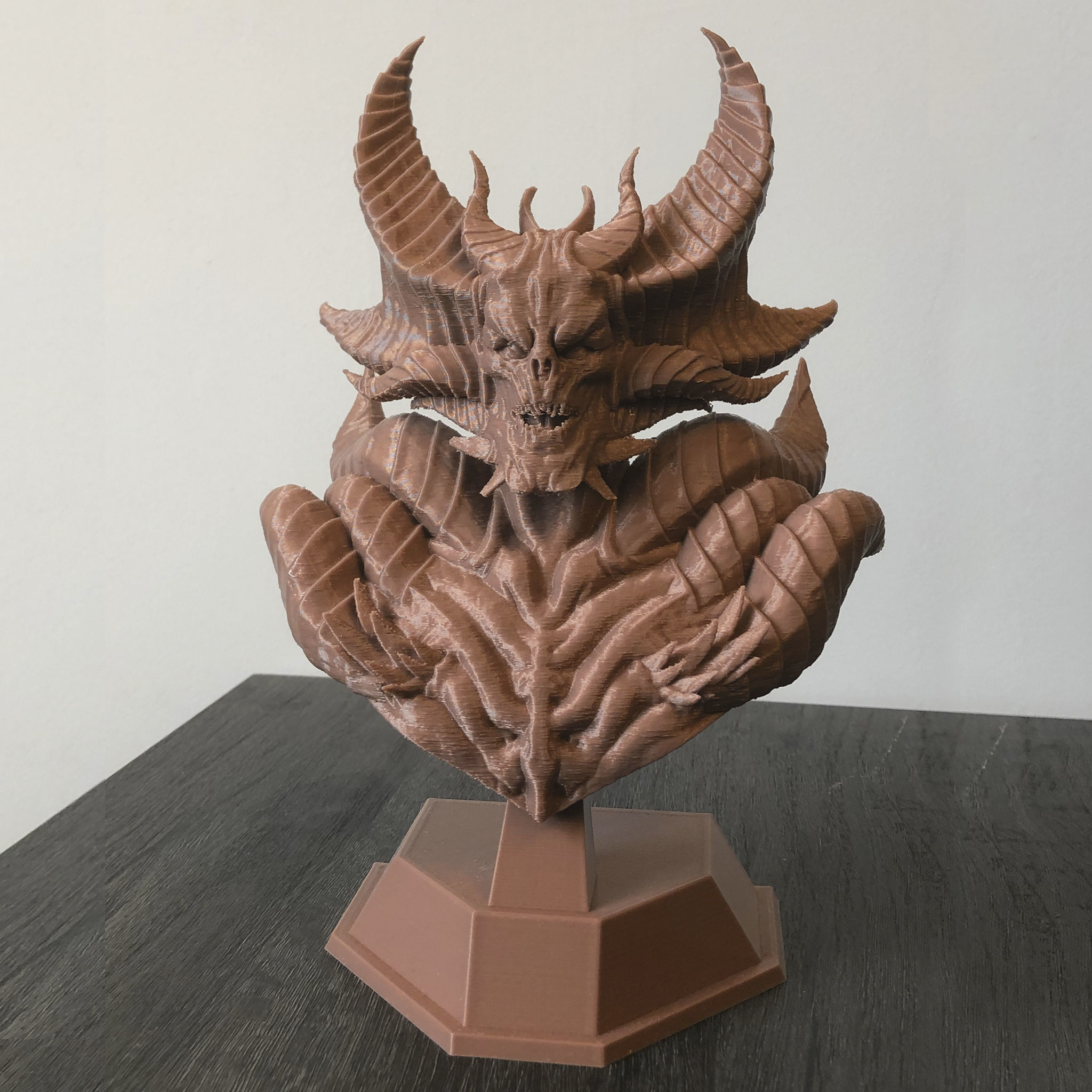 Demon Lord bust 3D Print 3D model 3D printable | CGTrader