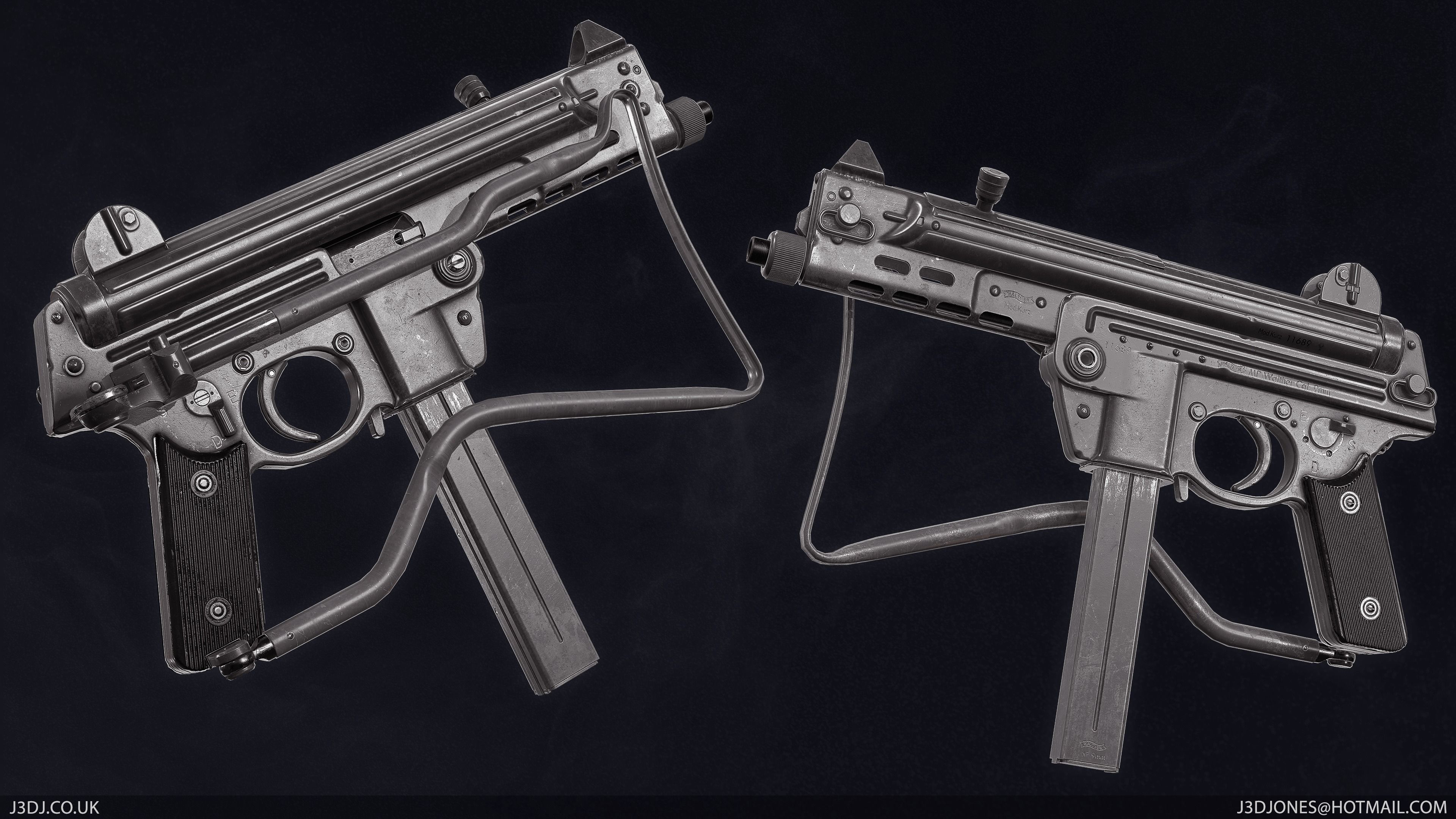 3D model Walther MPK VR / AR / low-poly | CGTrader