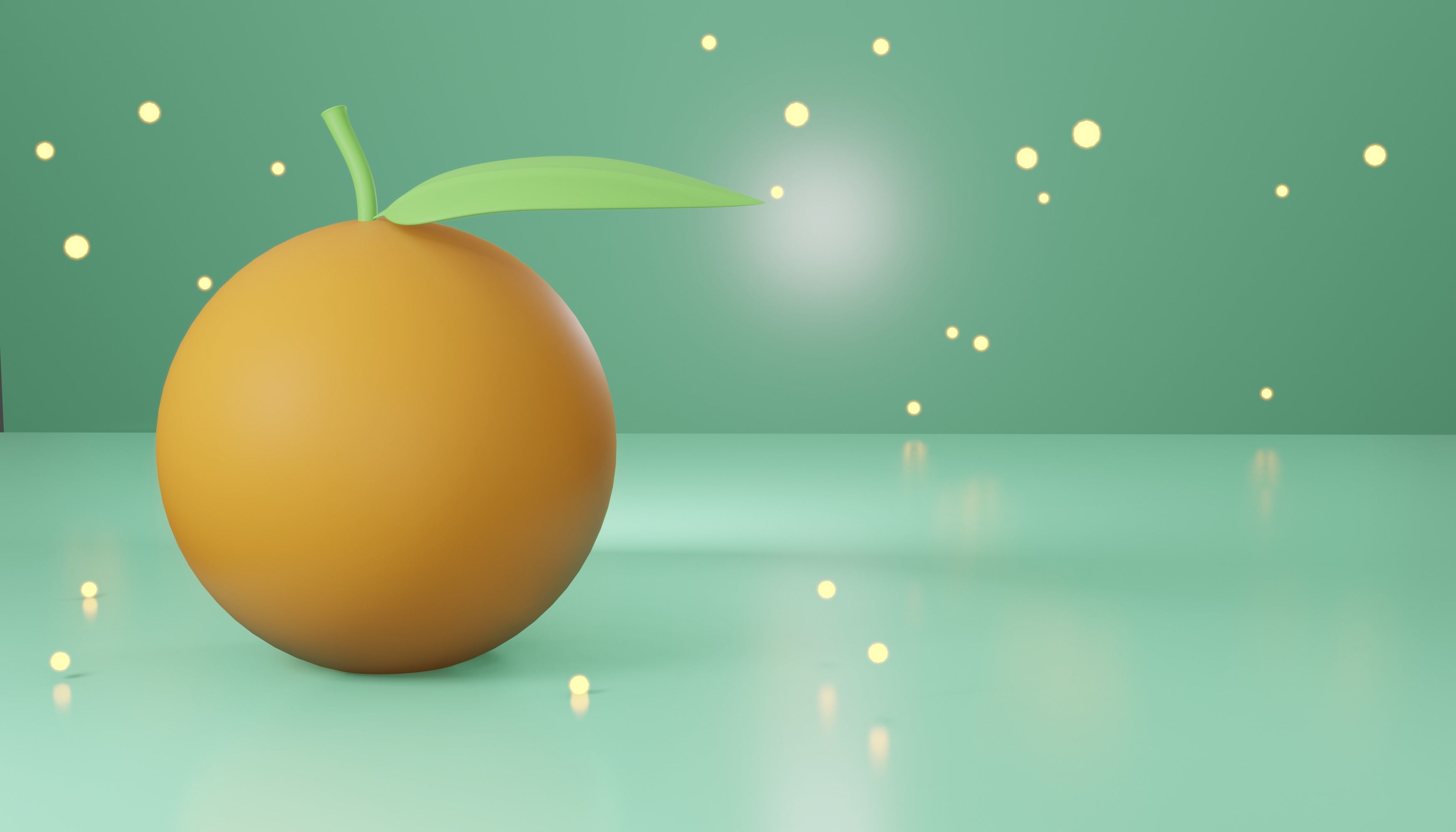 Orang 3D Model Low-Poly orange free VR / AR / low-poly 3D model | CGTrader