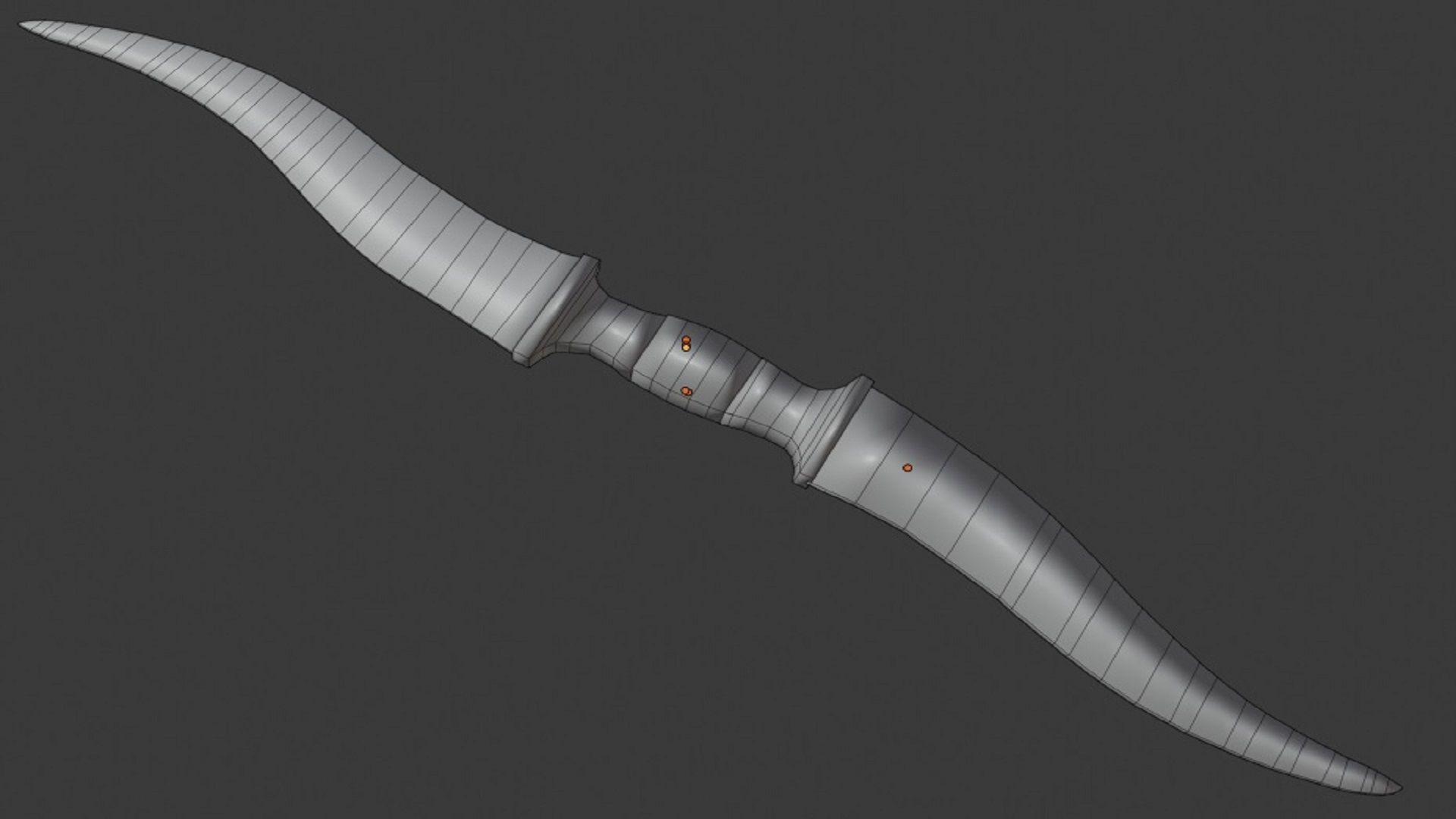 Haladie sword with wooden handle 3D model | CGTrader