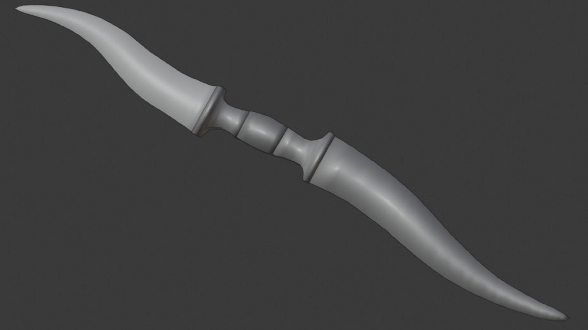 Haladie sword with wooden handle 3D model | CGTrader