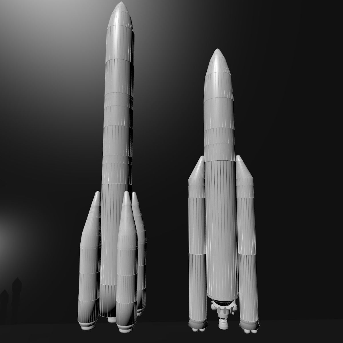 3D model Rocket Modular Pack VR / AR / low-poly | CGTrader