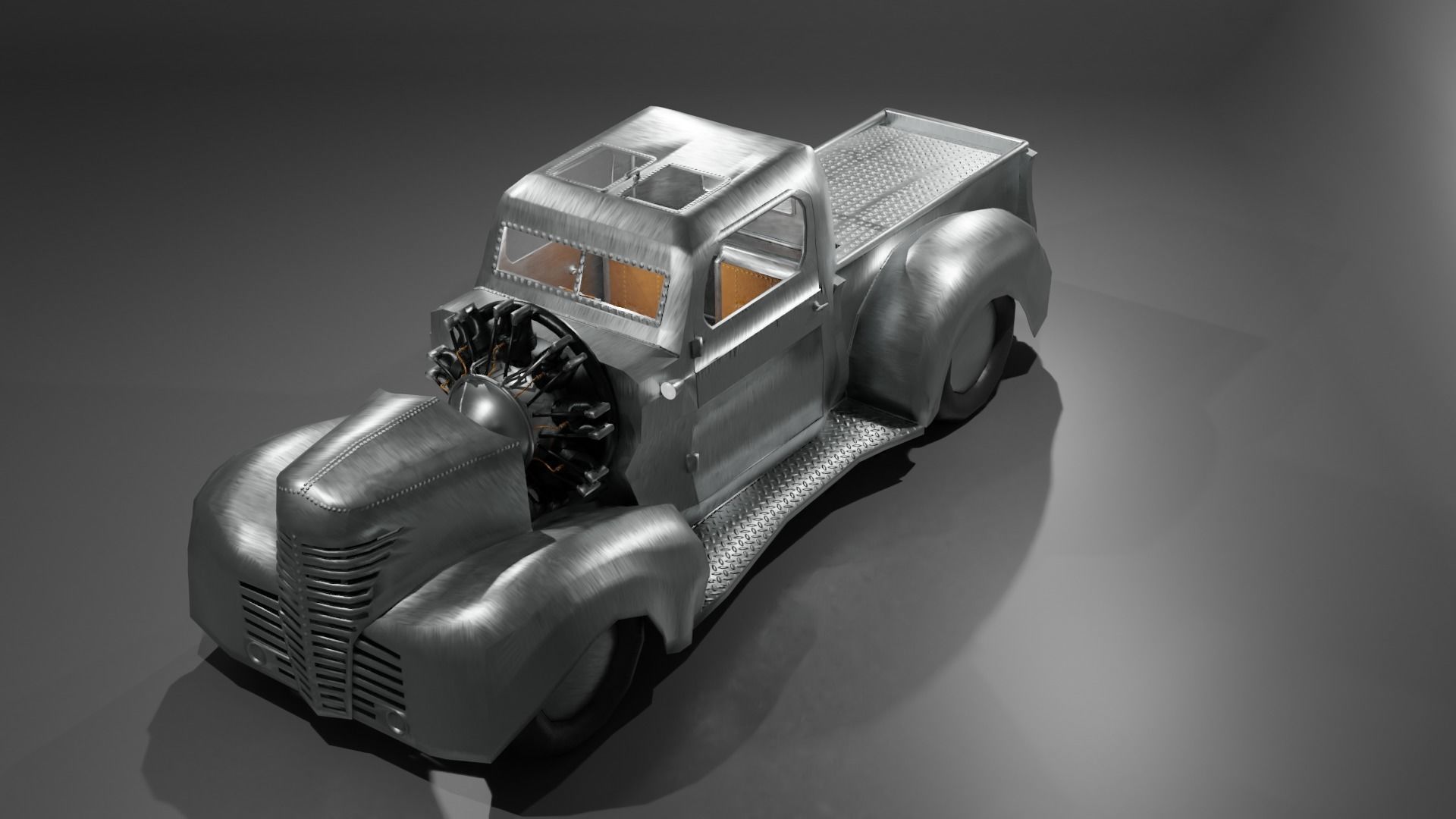 3D model Airplane Engine Truck VR / AR / low-poly | CGTrader