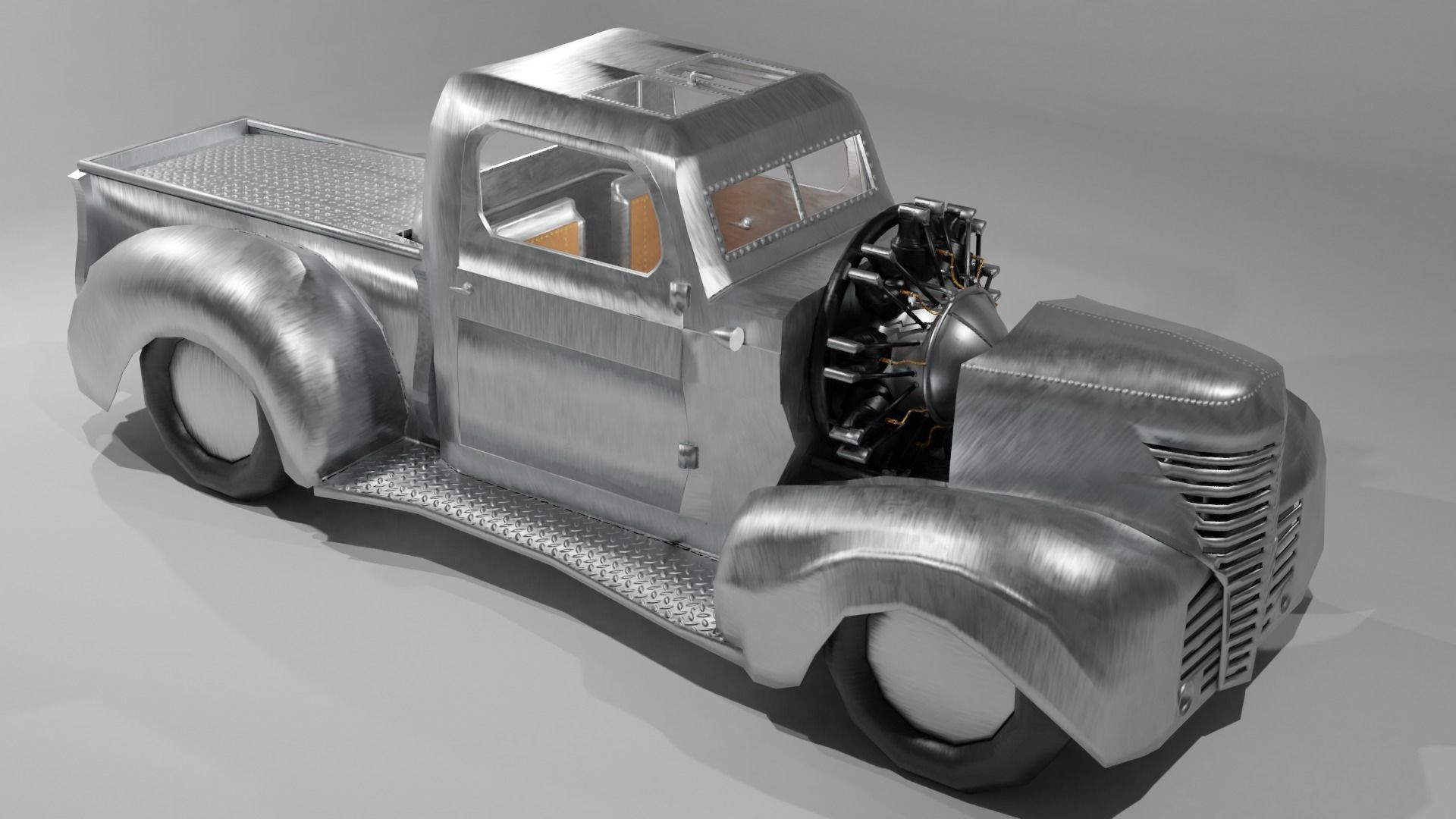 3D model Airplane Engine Truck VR / AR / low-poly | CGTrader