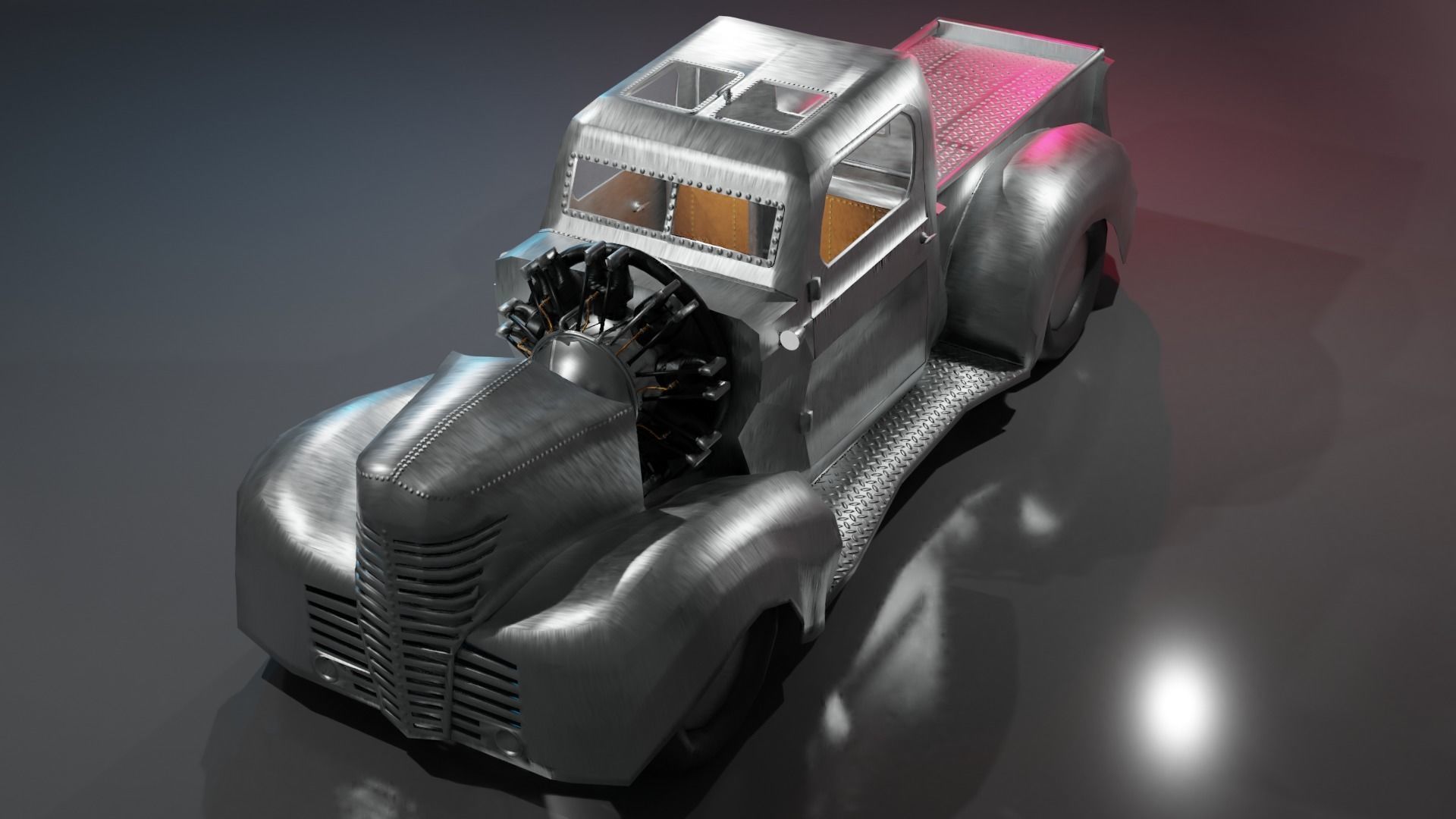 3D model Airplane Engine Truck VR / AR / low-poly | CGTrader