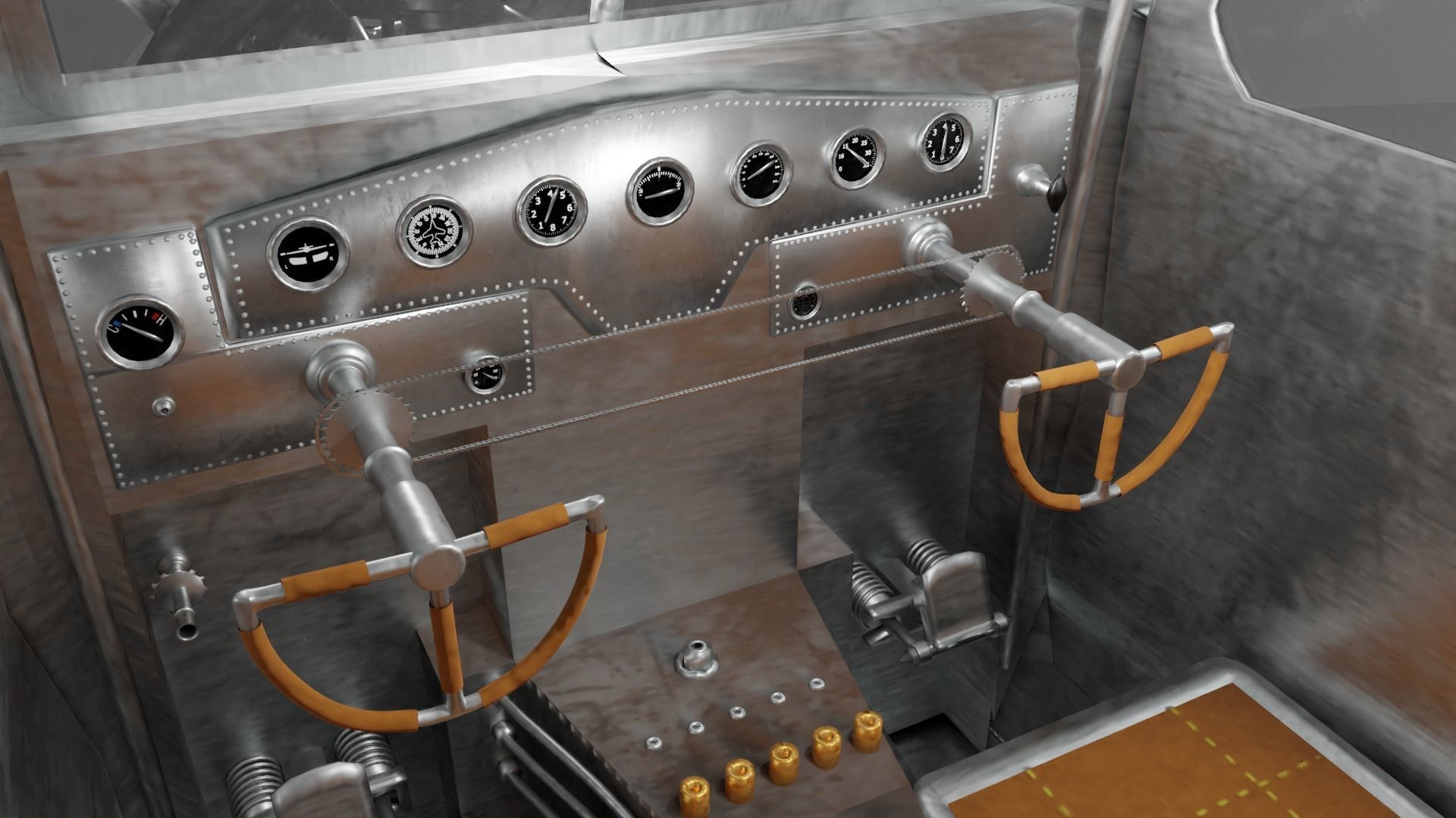 3D model Airplane Engine Truck VR / AR / low-poly | CGTrader