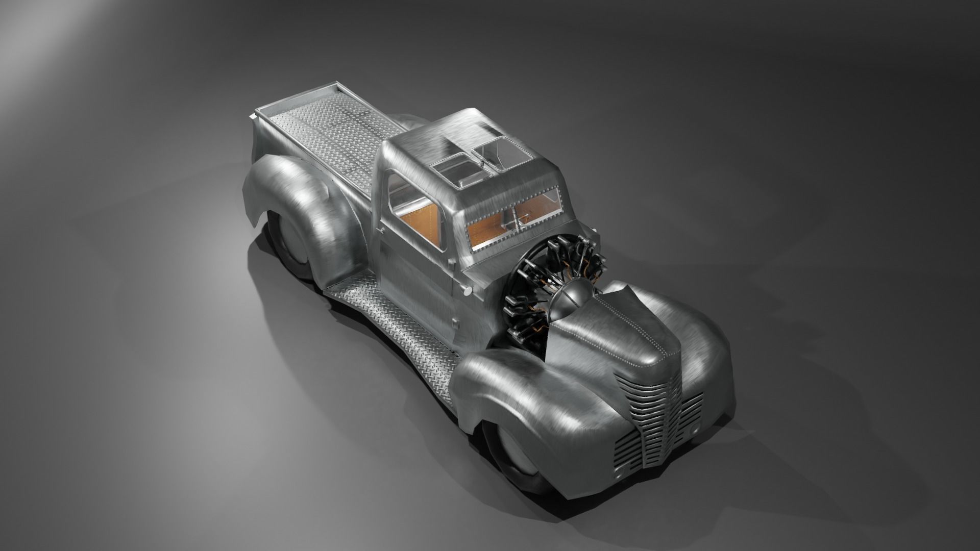 3D model Airplane Engine Truck VR / AR / low-poly | CGTrader