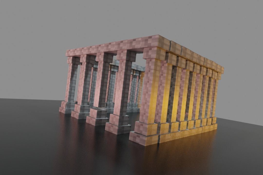 minecraft house free 3D model | CGTrader