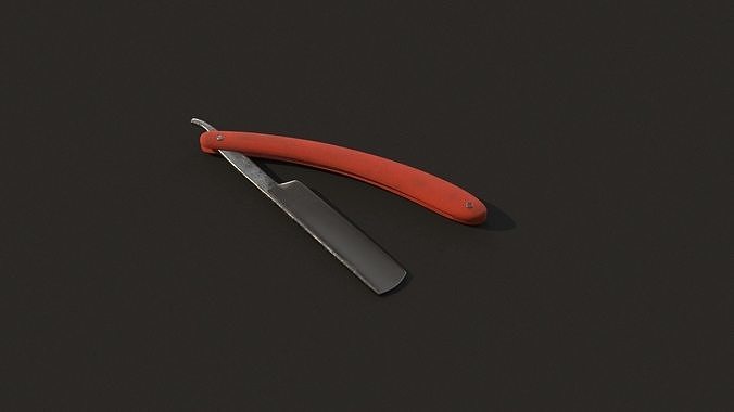 Straight razor 3D model | CGTrader