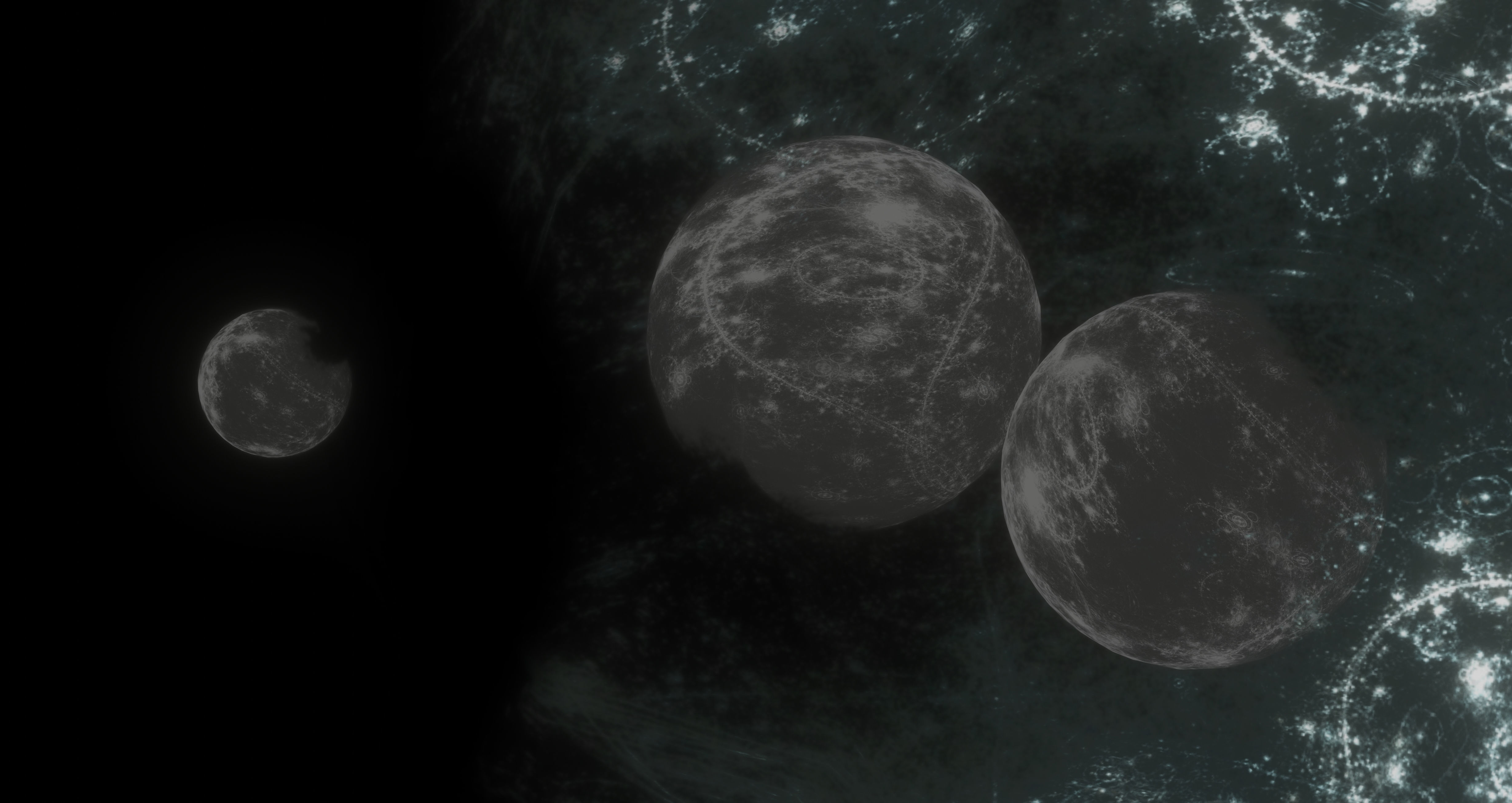 3D model Celestial sky - magic spheres harmony VR / AR / low-poly ...