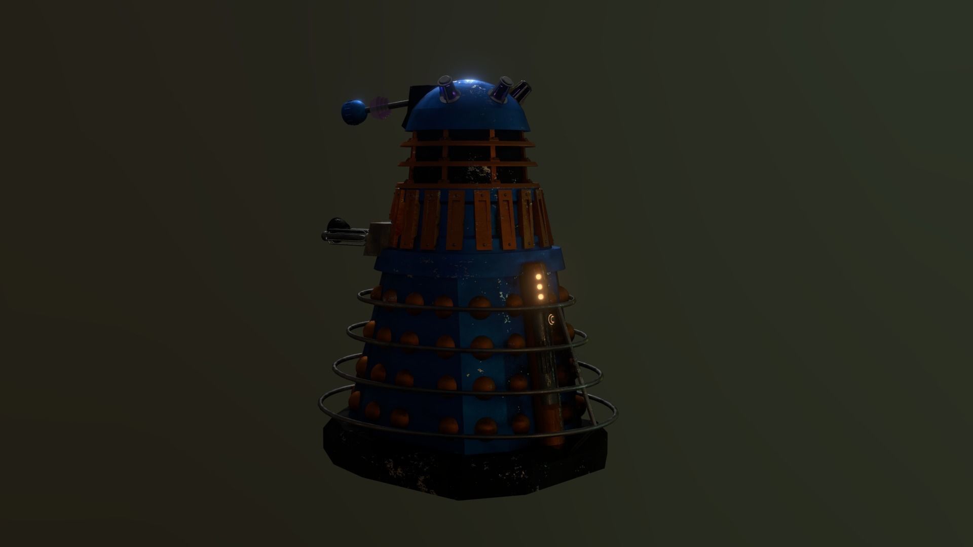 3D model STEAMPUNK SCIENCE DALEK PACK - Rogue Film Productions VR / AR ...