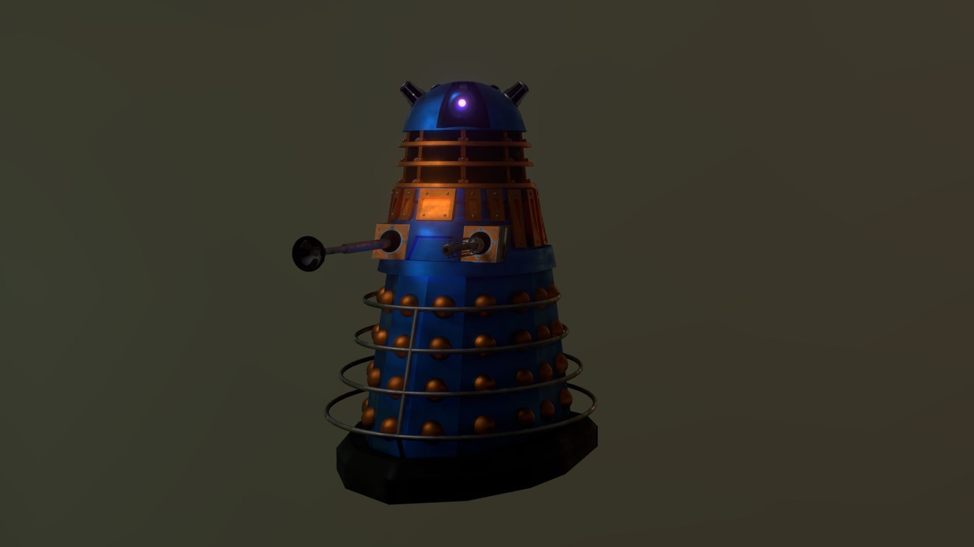 3D model STEAMPUNK SCIENCE DALEK PACK - Rogue Film Productions VR / AR ...