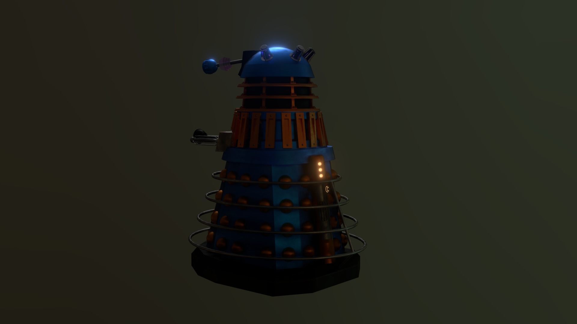 3D model STEAMPUNK SCIENCE DALEK PACK - Rogue Film Productions VR / AR ...