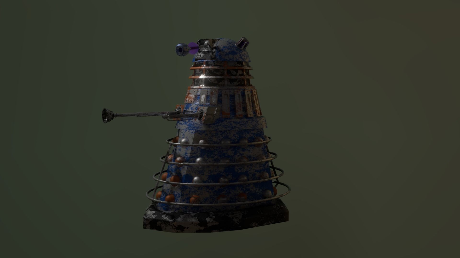3D model STEAMPUNK SCIENCE DALEK PACK - Rogue Film Productions VR / AR ...