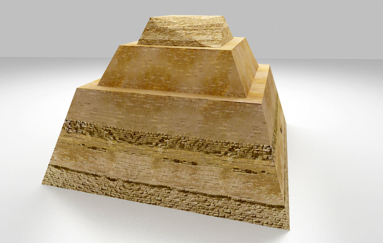 3D model Meidum Pyramid - The Ancient Egypt VR / AR / low-poly | CGTrader