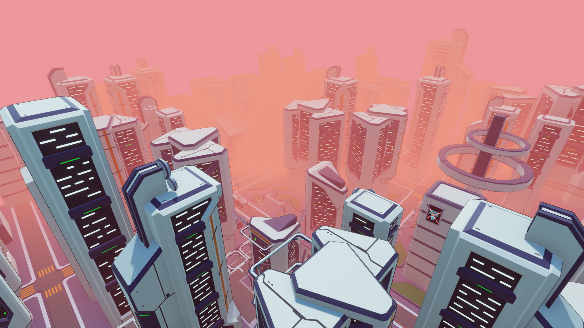 3D model Future Mecha City VR / AR / low-poly | CGTrader