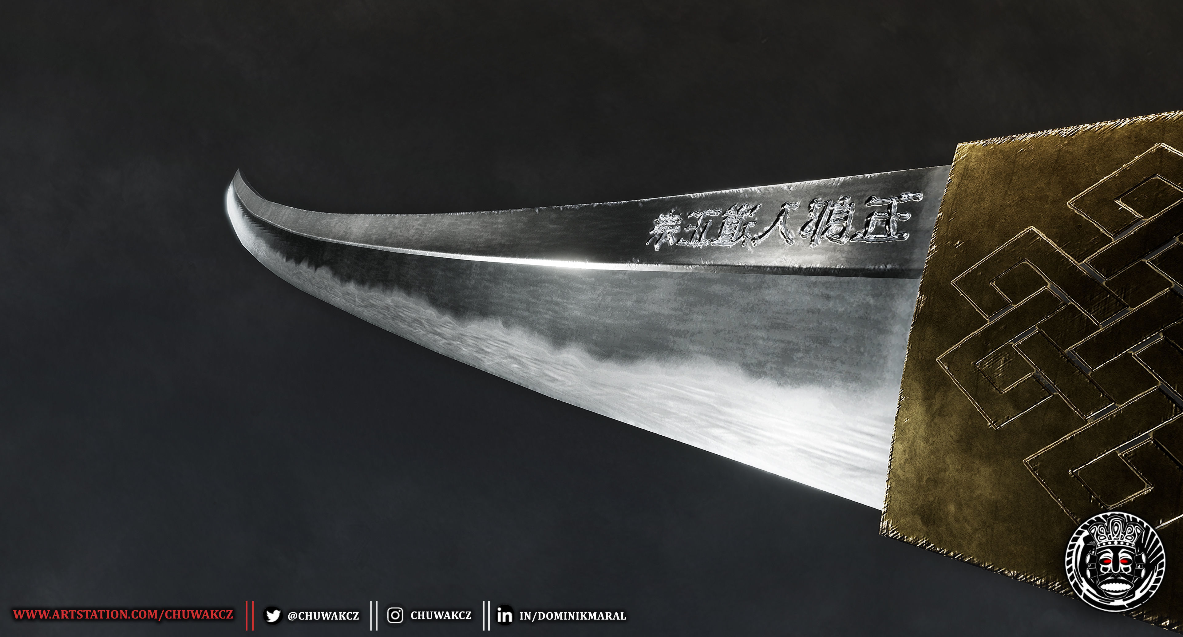 3D model Katana Samurai Sword - Honjo Masamune - Realistic Weapon VR ...