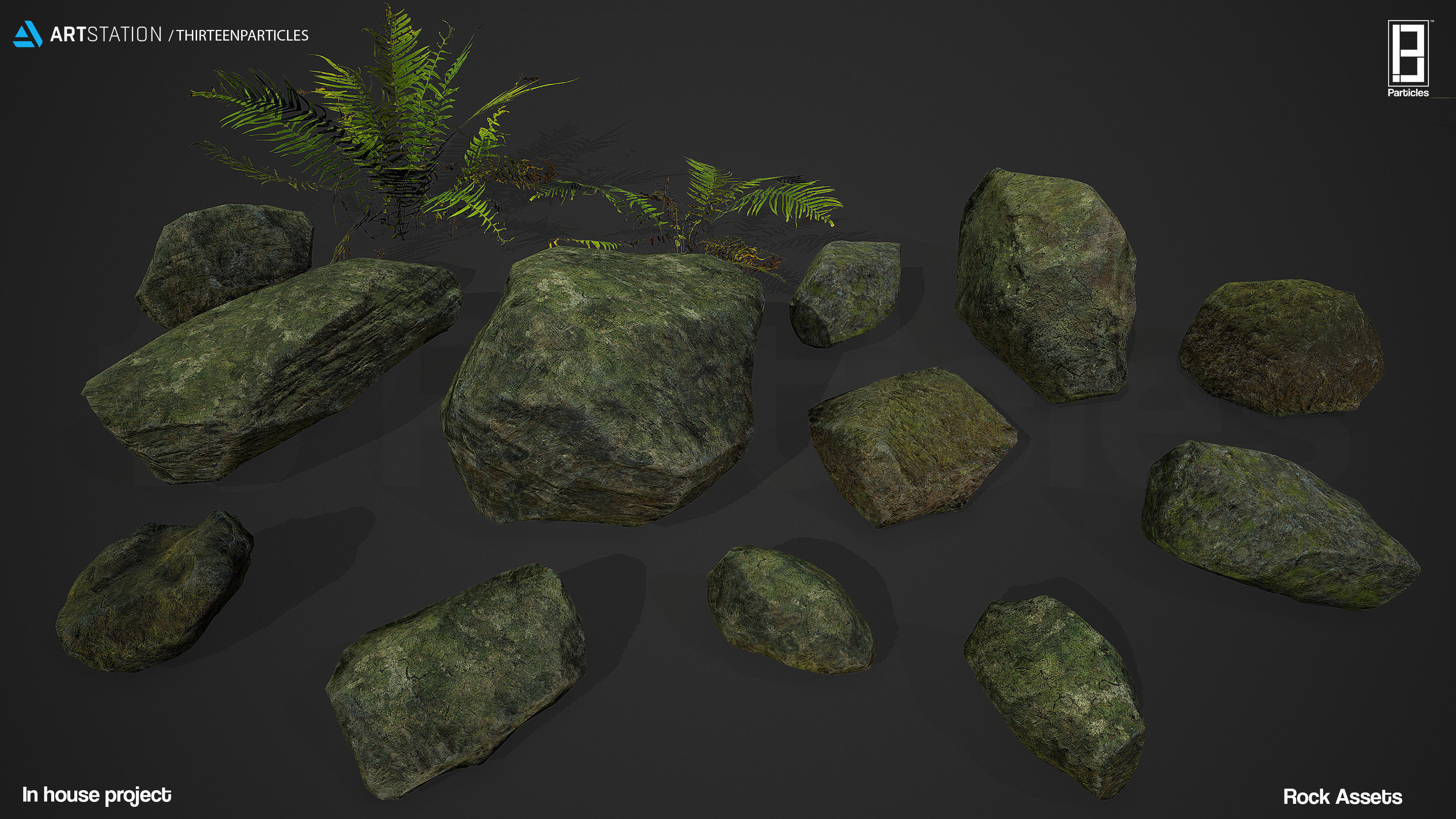 3D model Rocks low-poly Game Ready Asset VR / AR / low-poly | CGTrader