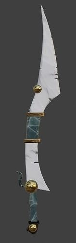 Snow Beast Sword 3D model | CGTrader