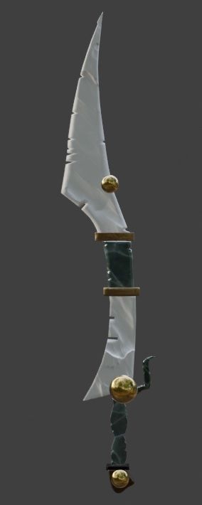 Snow Beast Sword 3D model | CGTrader