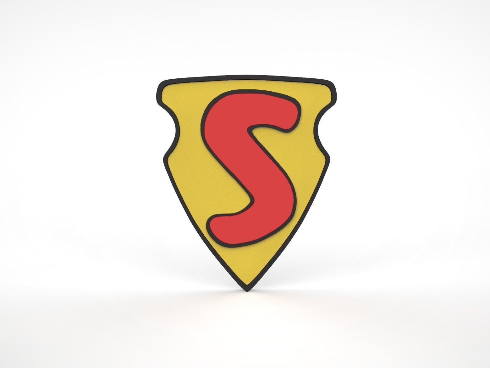 1938 Action Comics 1 Superman Chest Emblem 3D model 3D printable | CGTrader
