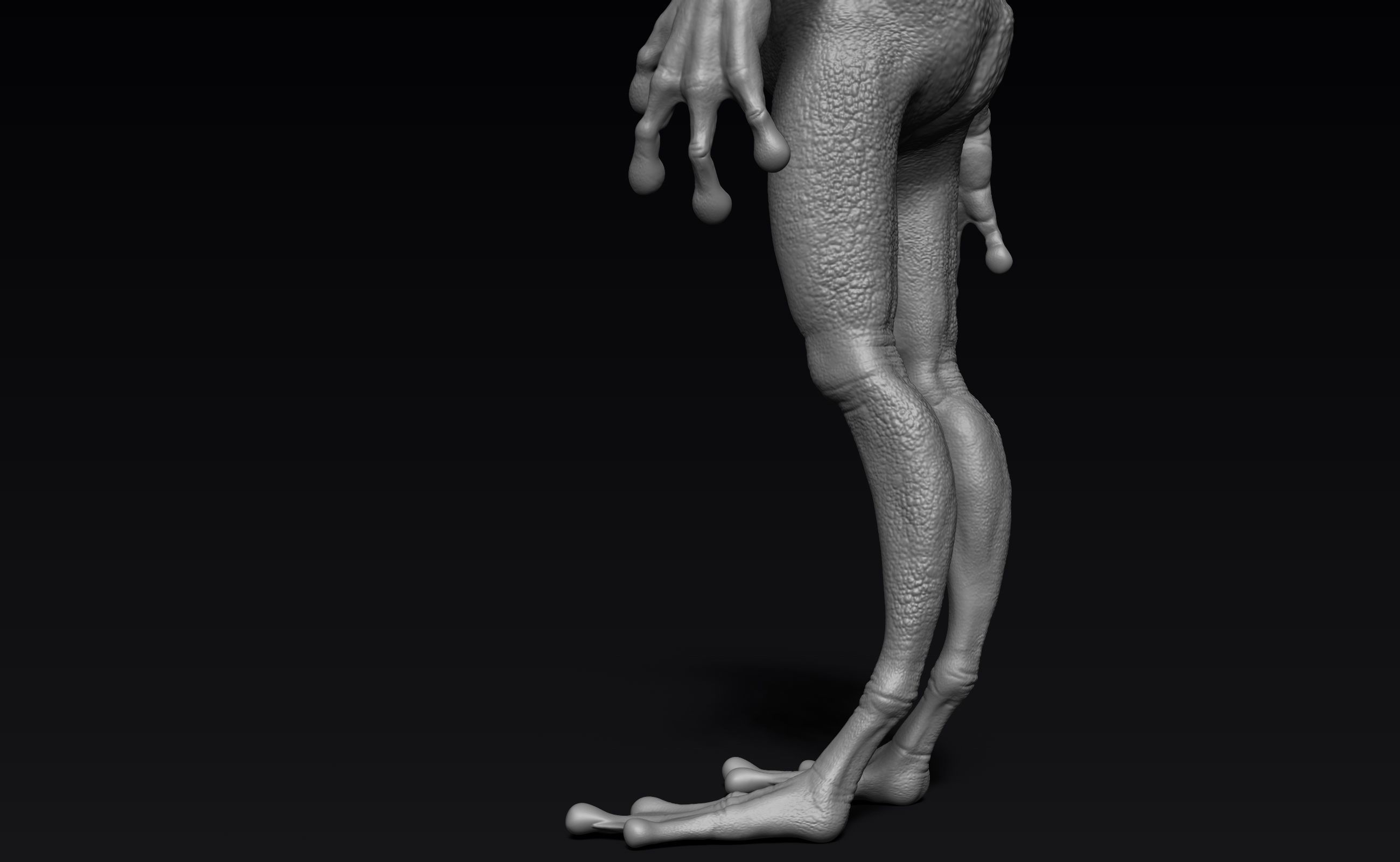 Frog Humanoid Creature 3D model | CGTrader