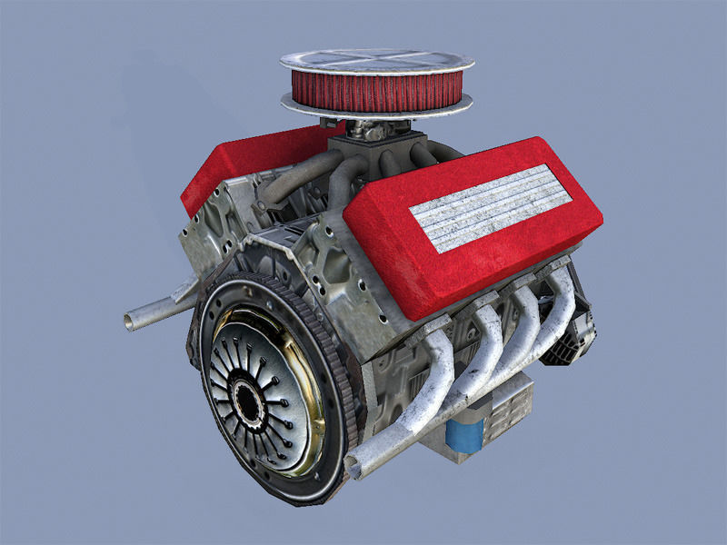 3D model Car Engine VR / AR / low-poly | CGTrader