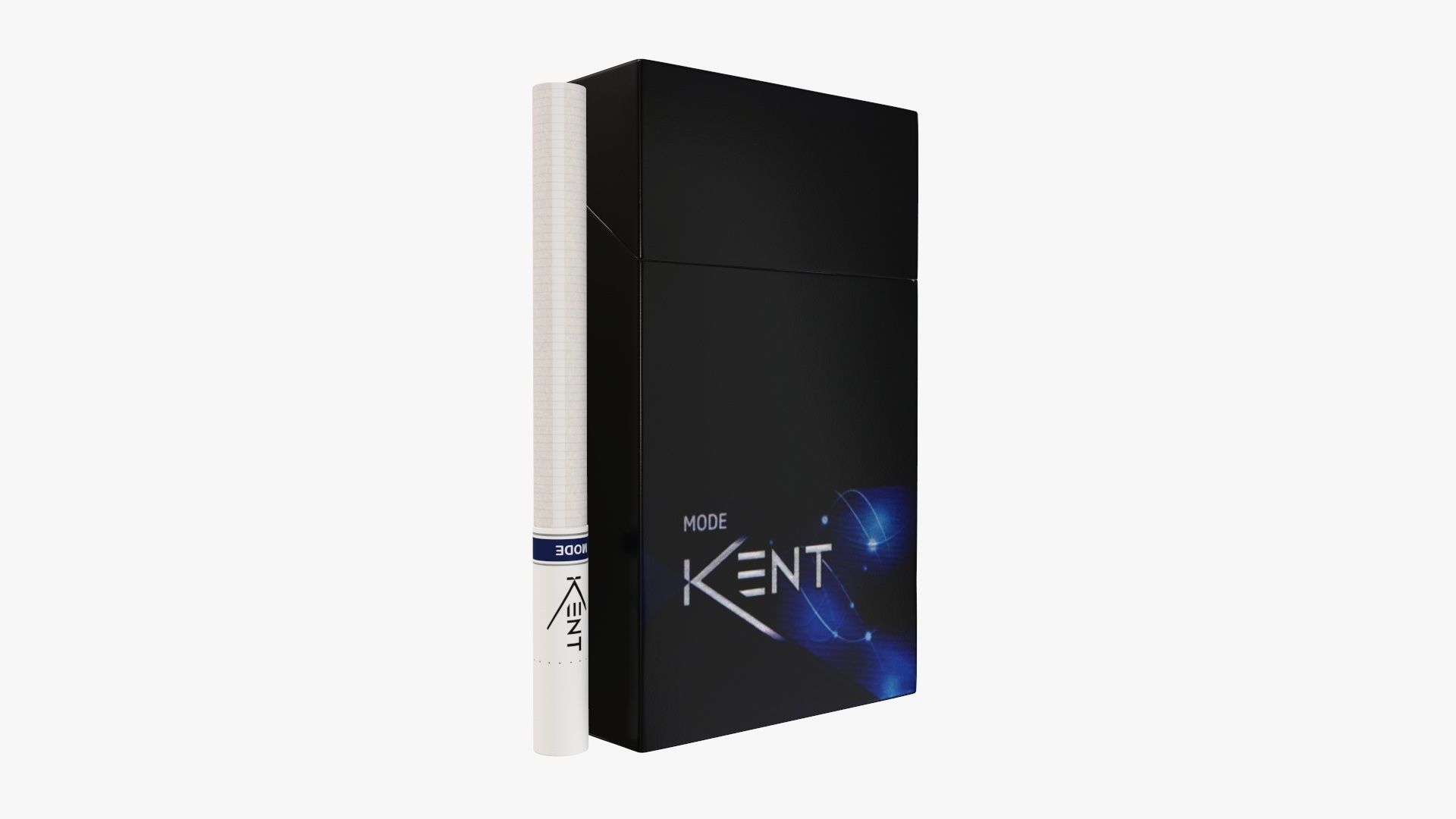 Mode cigarettes KENT slim compact pack closed 3D model | CGTrader