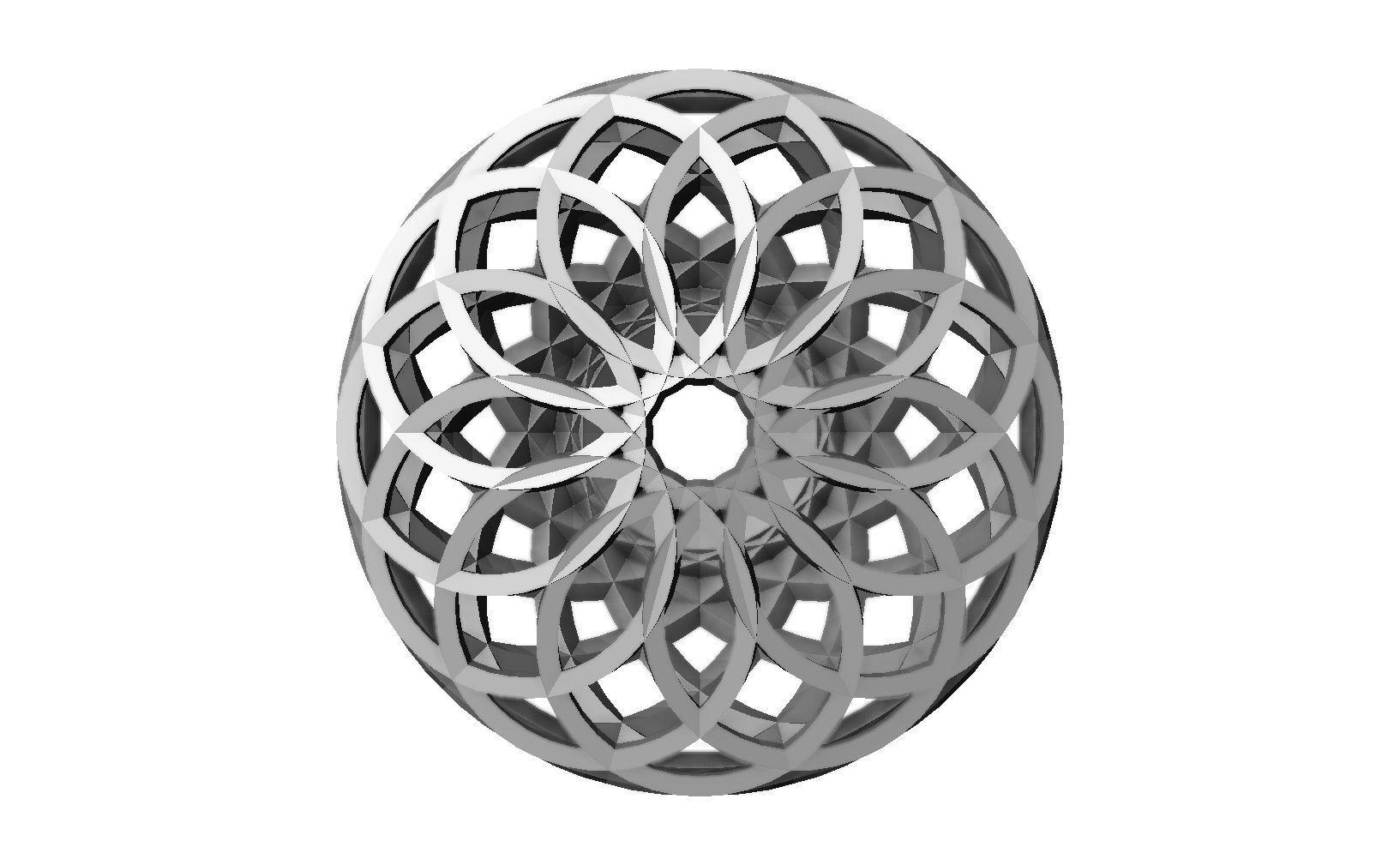 abstract spherical patterns free 3D model 3D printable | CGTrader