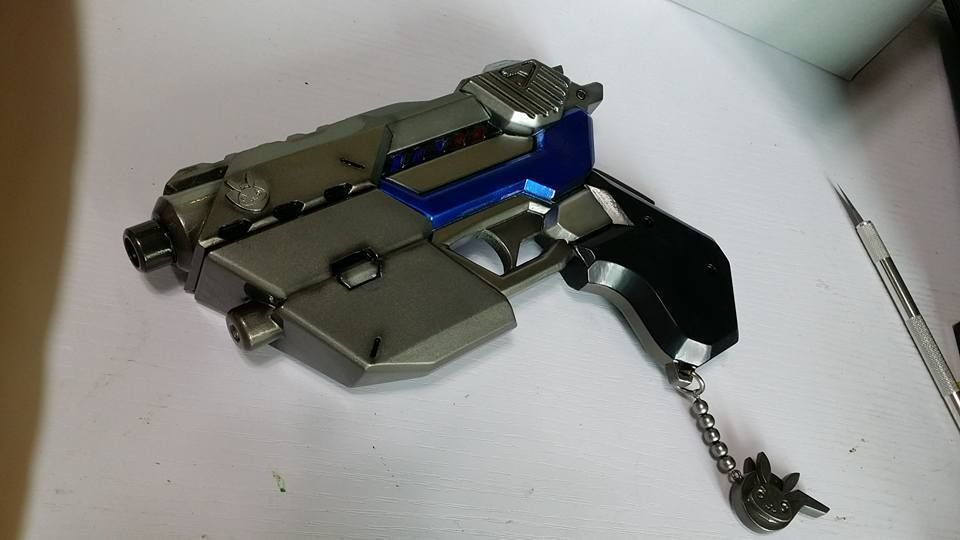 over watch police diva hand canon print 3d model 3D model 3D printable ...