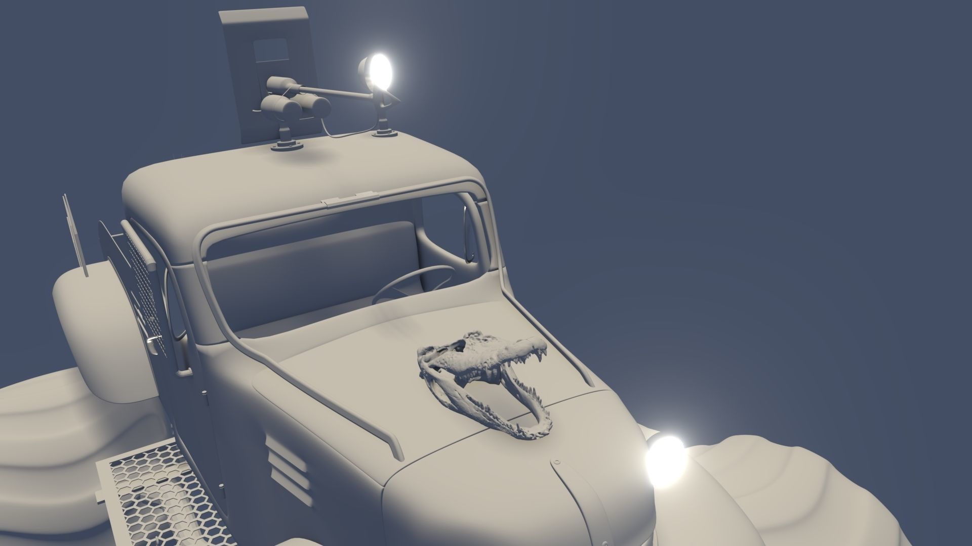 MAX CAR cyberpunk 3D model | CGTrader