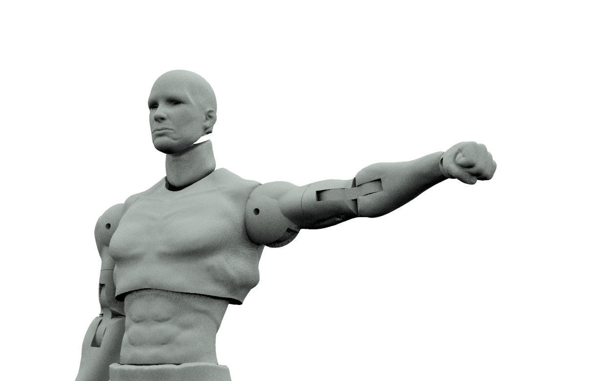 Hero Articulated Action figure - 3d Print and customize 3D model 3D ...