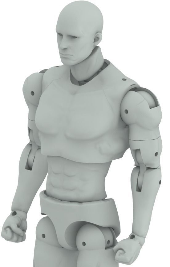 Hero Articulated Action figure - 3d Print and customize 3D model 3D ...