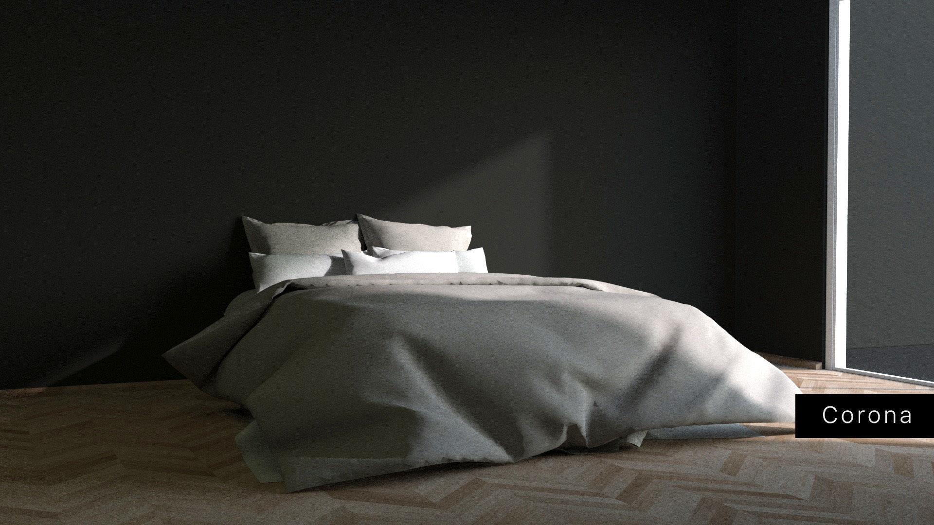 Modern Bedroom ArchViz free 3D model | CGTrader